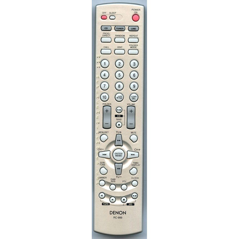 Denon RC999 Receiver Remote Control