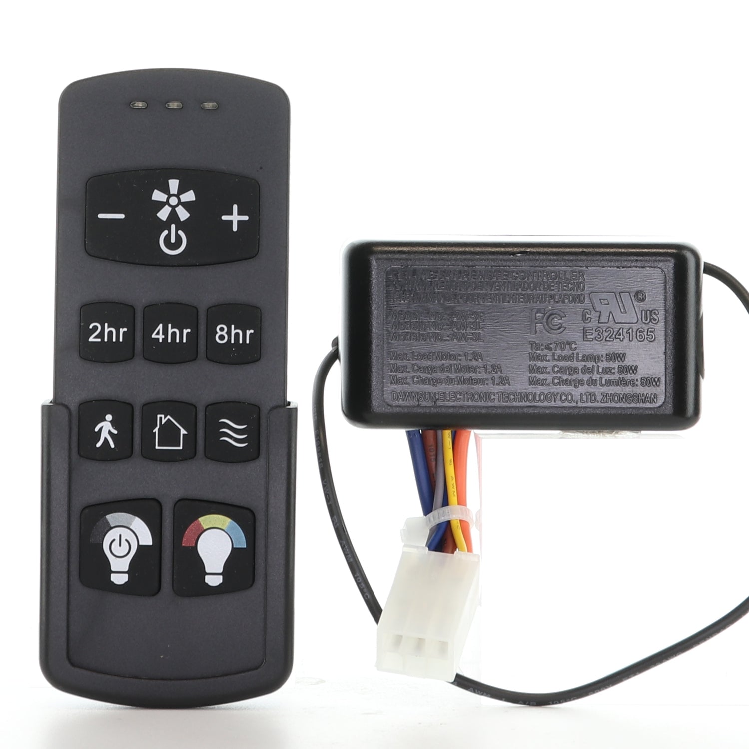 Harbor Breeze Remote Control and Receiver Kit for Boltz III, Mac III,