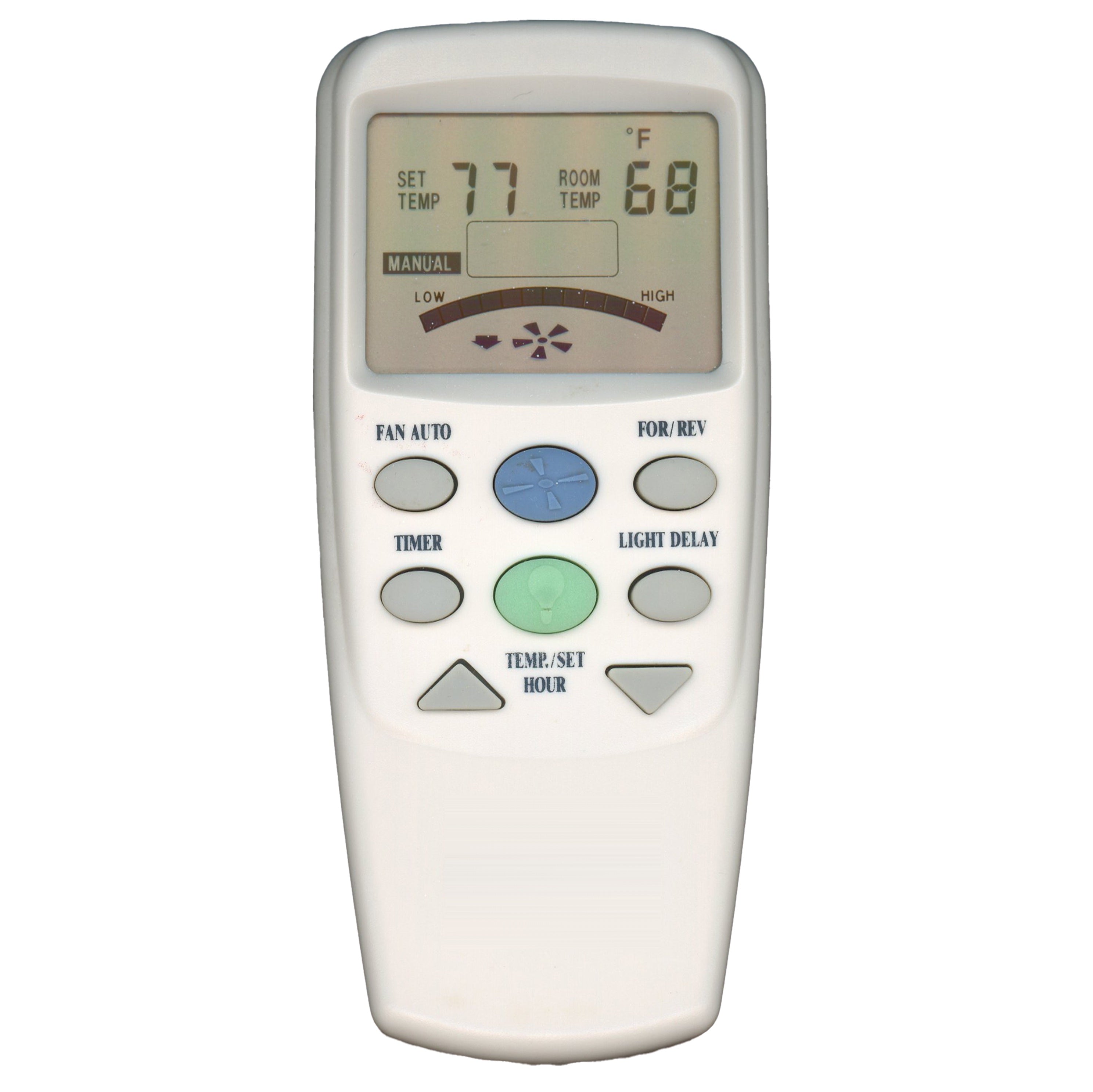 Hampton Bay CHQ8BT7096T Ceiling Fan Remote Control | With Reverse Butt
