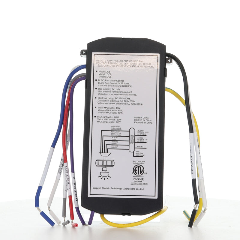 Monte Carlo Ceiling Fan Remotes & Receivers | OEM & Replacement - Anderic