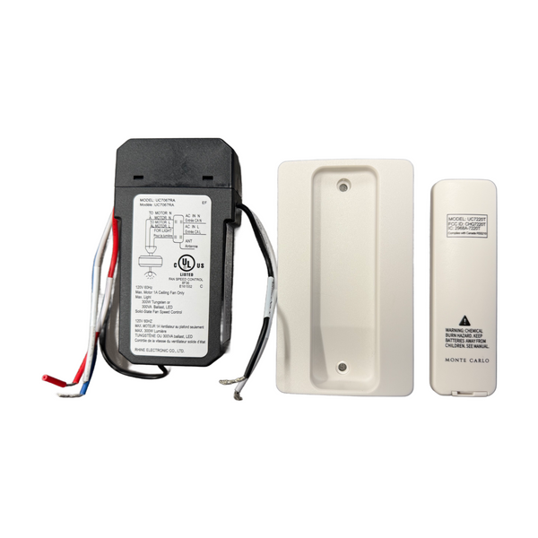 Monte Carlo Ceiling Fan Remotes & Receivers | OEM & Replacement - Anderic