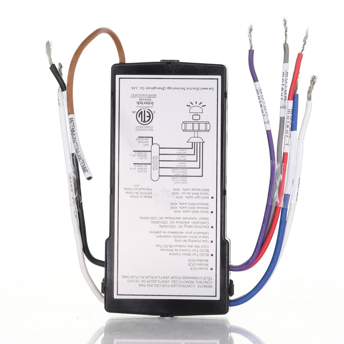 Monte Carlo Ceiling Fan Remotes & Receivers | OEM & Replacement - Anderic