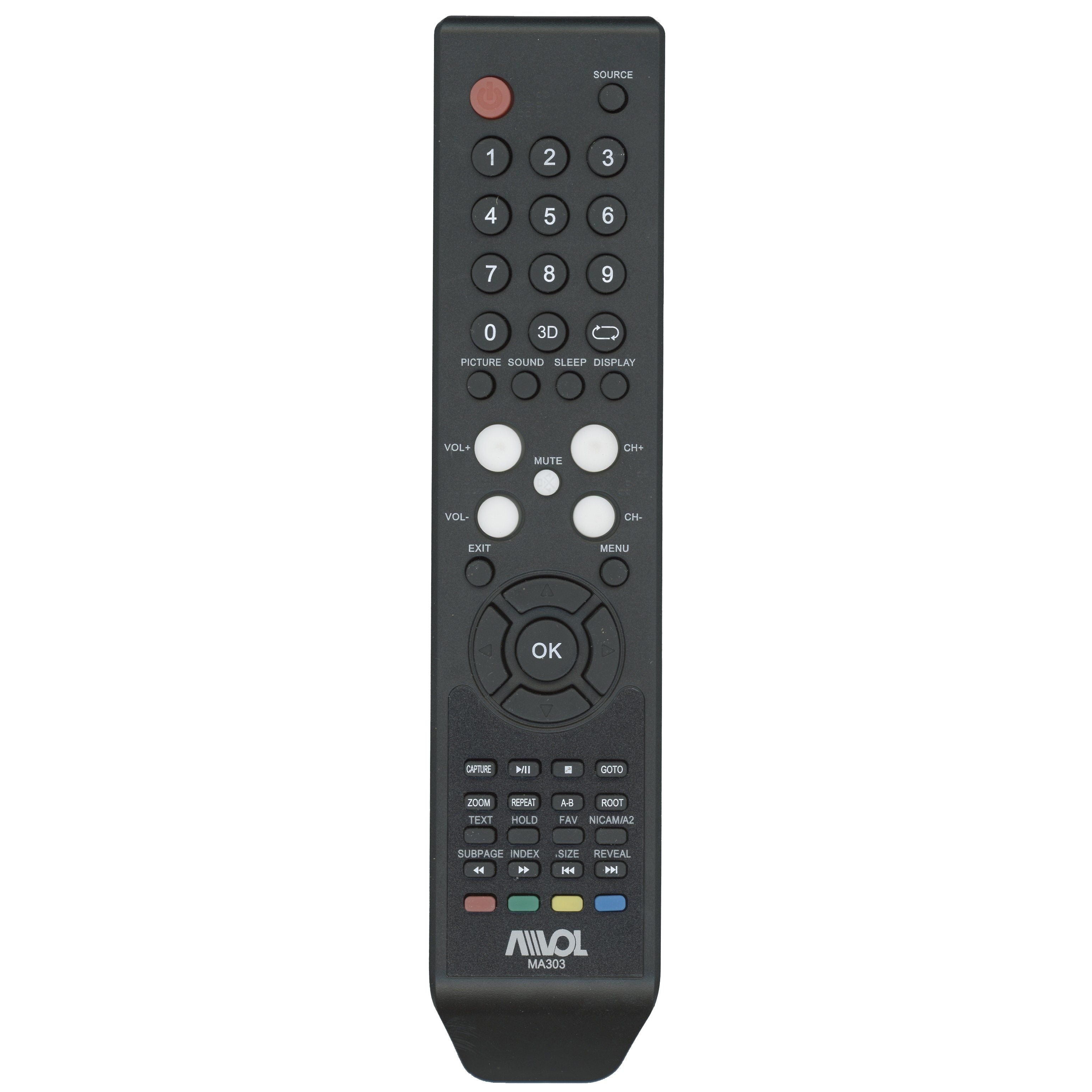 Dan's Originals for Avol MA303 TV Remote Control