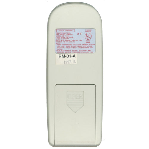 Substitute for Concord Fans UC7040 Ceiling Fan Remote Control [FAN28RR