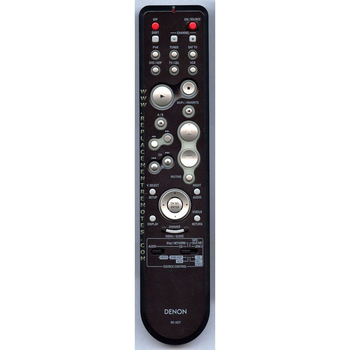 Denon RC1077 Receiver Remote Control