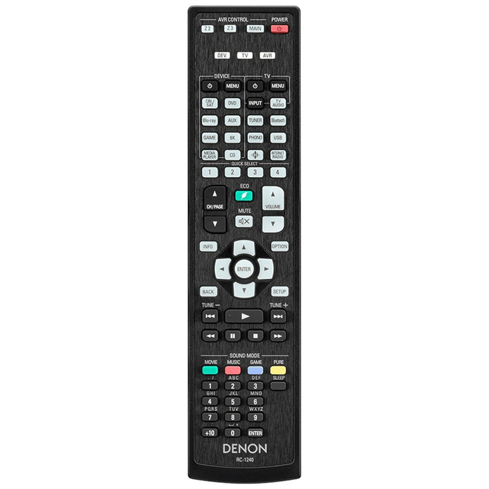 Denon RC-1240 A/V Receiver Remote Control | AVRX4700H | AVRX6700H - 30