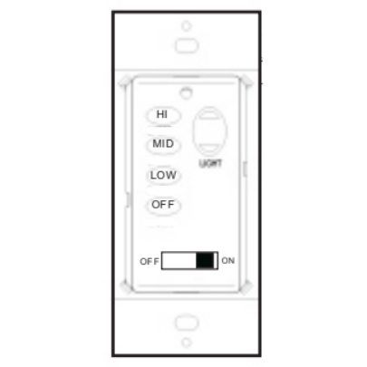 Generic FAN59T Ceiling Fan Remote Control