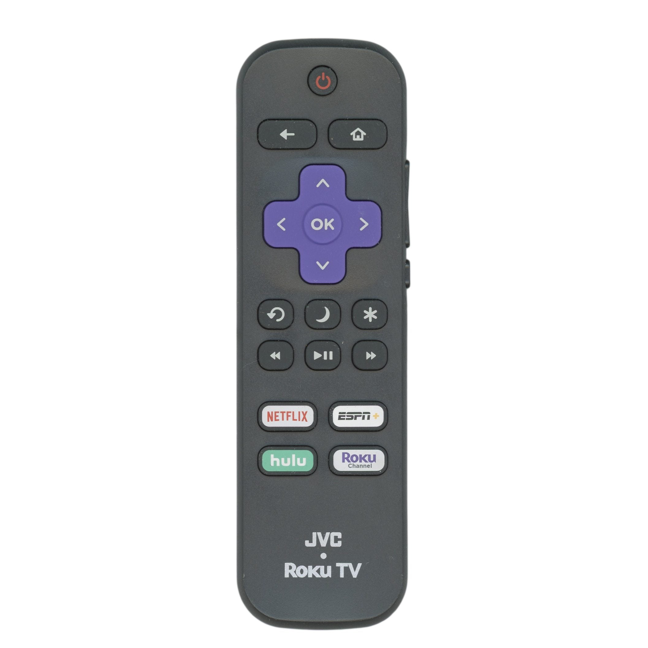 JVC 101018E0067 roku TV Remote Control | NETFLIX | ESPN | Hulu | Roku