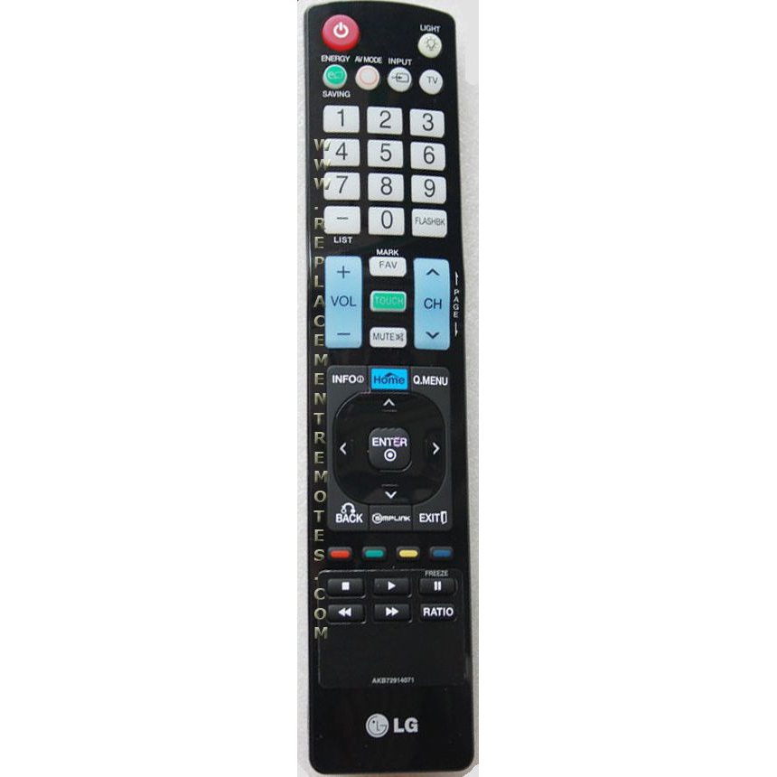 LG AKB72914071 TV Remote Control