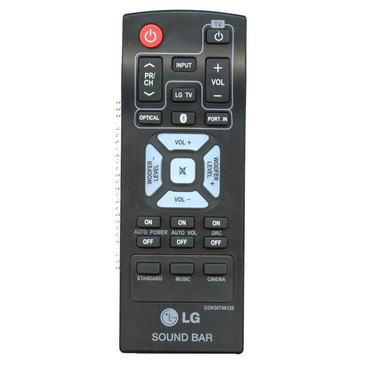 LG COV30748128 Sound Bar audio Remote Control - COV30748128