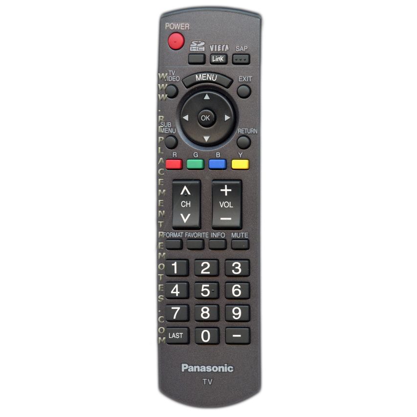 Panasonic N2QAYB000221 TV Remote Control