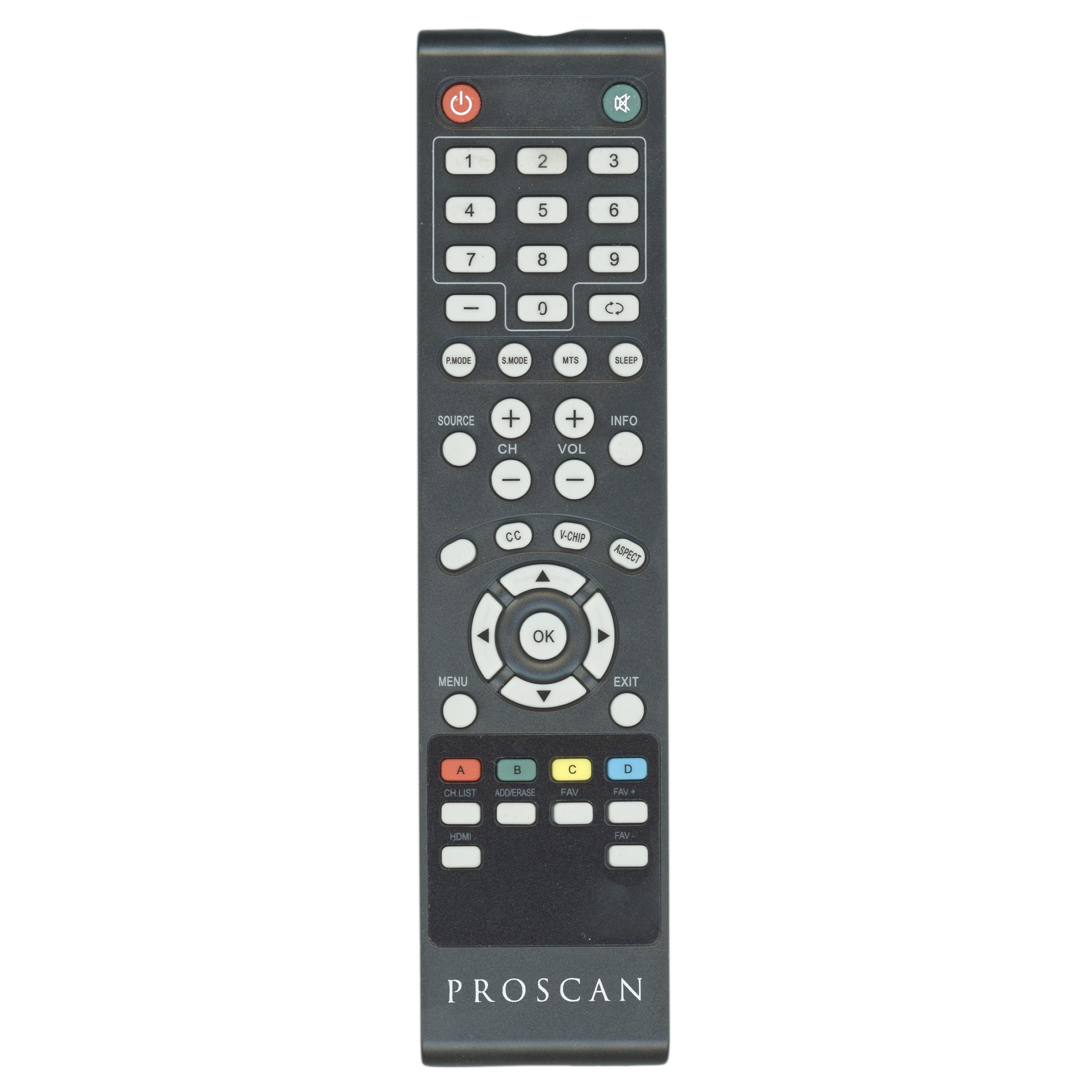 Proscan PLED24AJREM TV Remote Control