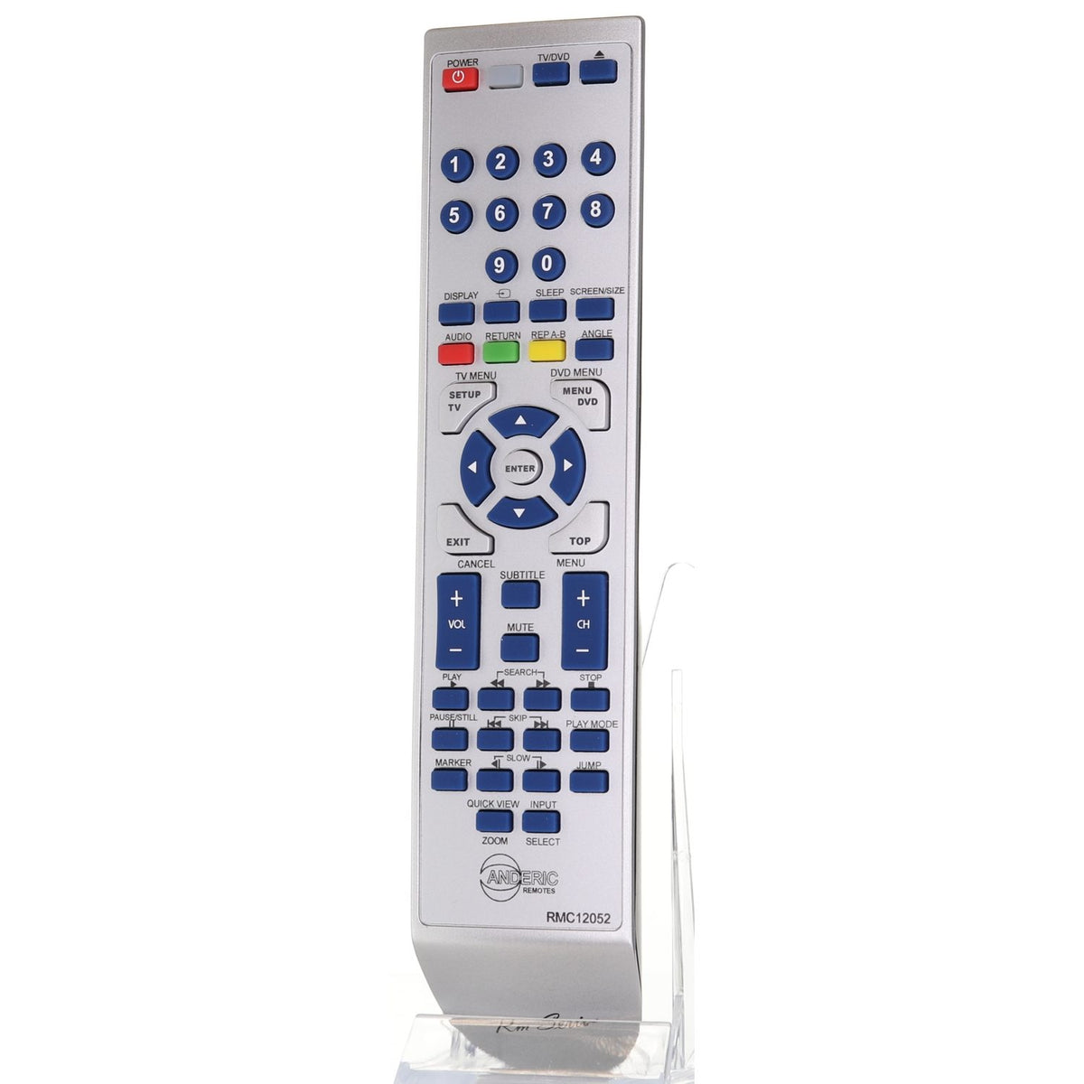 Anderic RMC12052 Replacement TV/DVD Remote Control for Sansui 076R0LJ0