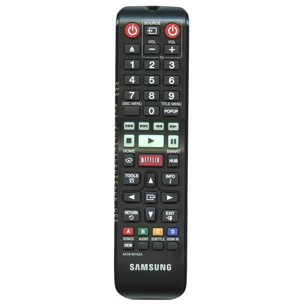 Samsung AK59-00142A Blu-ray Remote Control - AK5900142A