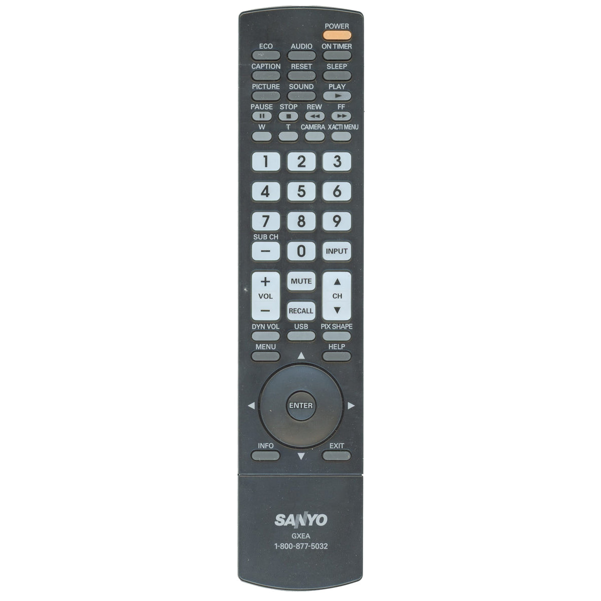 Sanyo TV & Roku TV Remote Controls | OEM & Replacement - Anderic