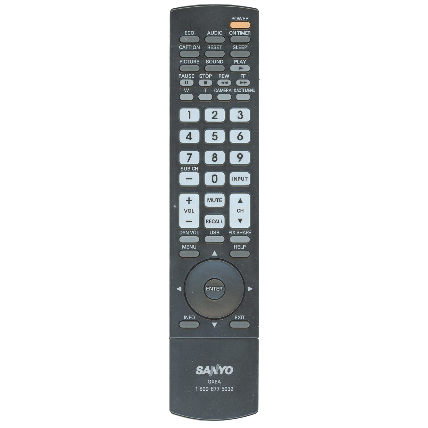 Sanyo TV & Roku TV Remote Controls | OEM & Replacement - Anderic