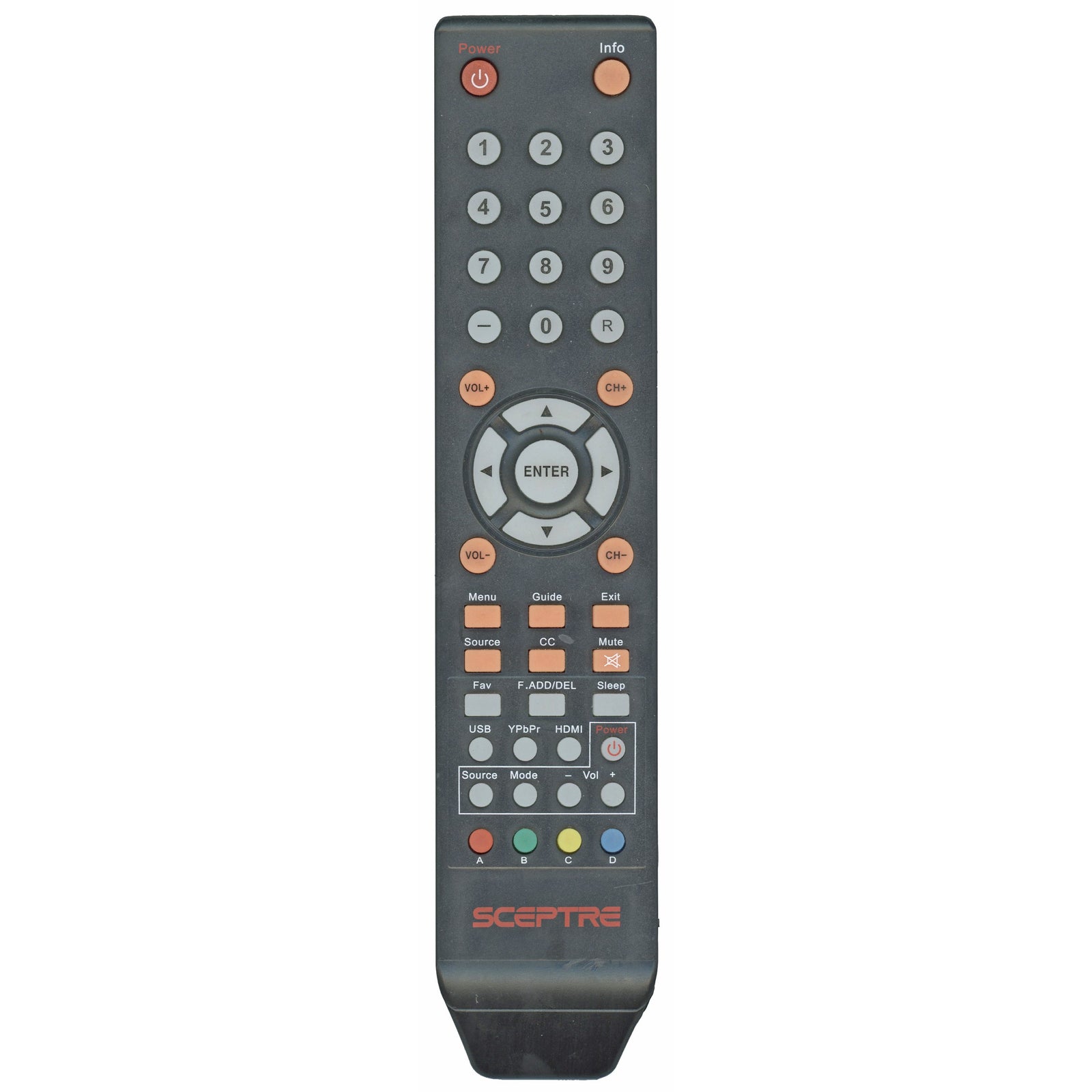 Sceptre TV Remote Controls | OEM & Replacement - Anderic