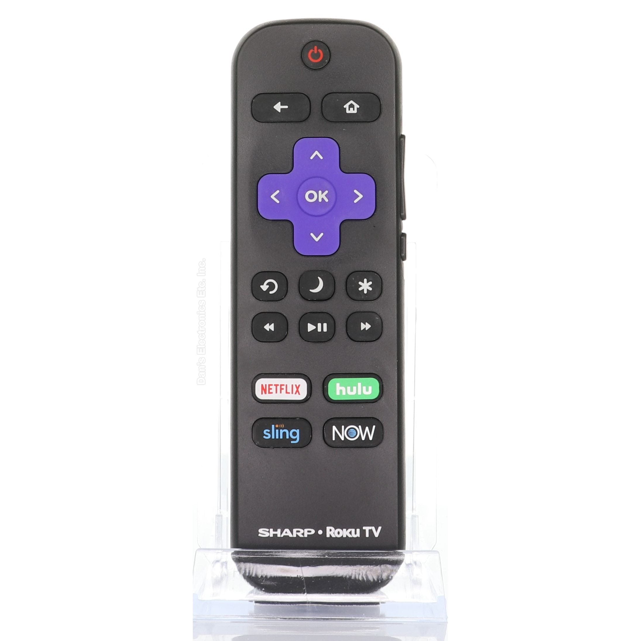 Sharp 228526 Roku TV Remote Control | 2019 | Netflix | Hulu | Sling