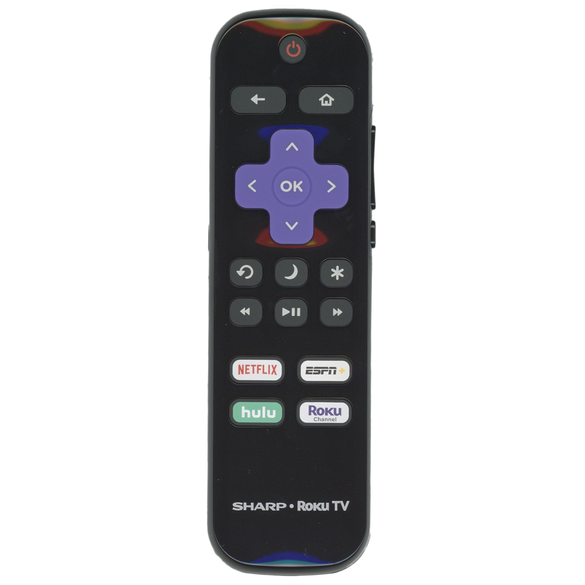 Sharp LC-RCRUS-21 ROKU TV Remote Control | 2020 | Netflix | ESPN+ | Hu