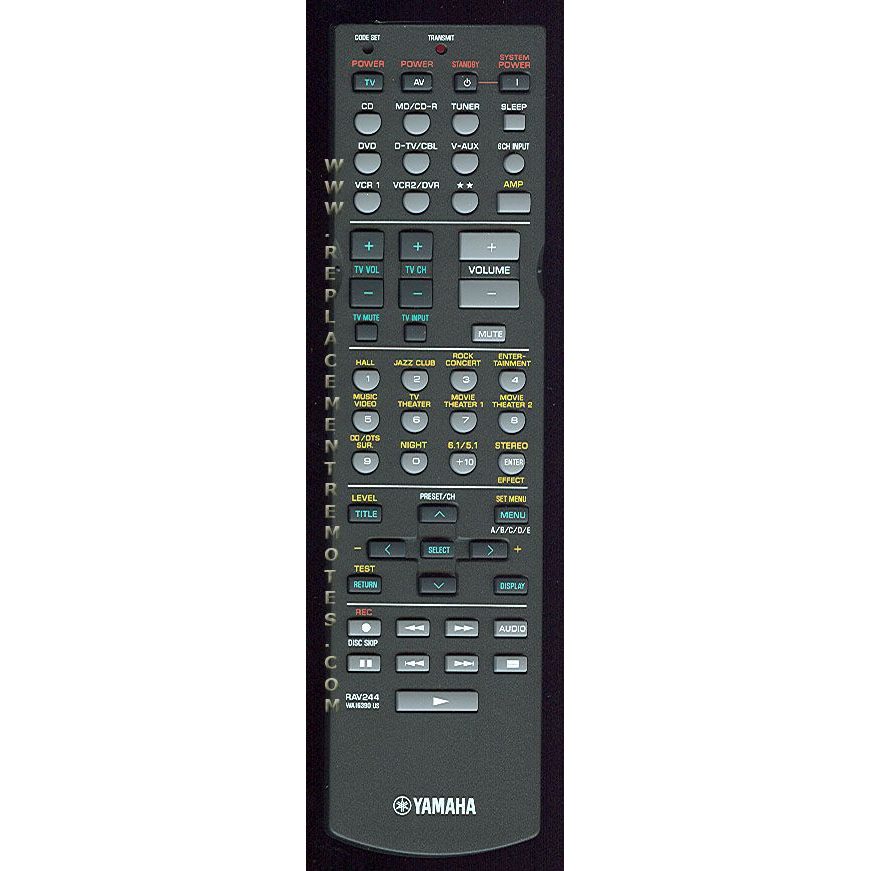 Yamaha RAV244 Receiver Remote Control
