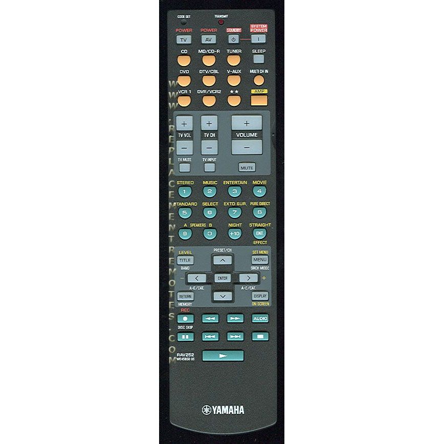 Yamaha RAV252 Receiver Remote Control