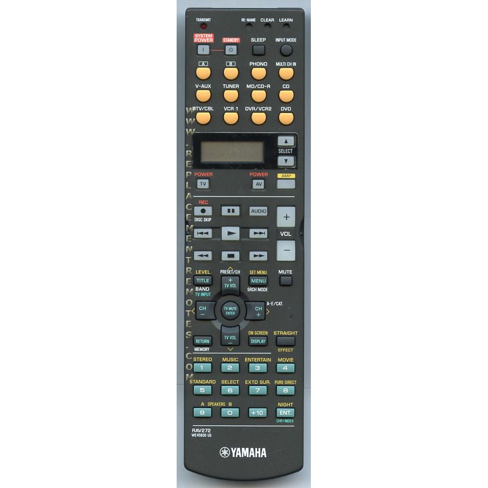 Yamaha RAV272 Receiver Remote Control