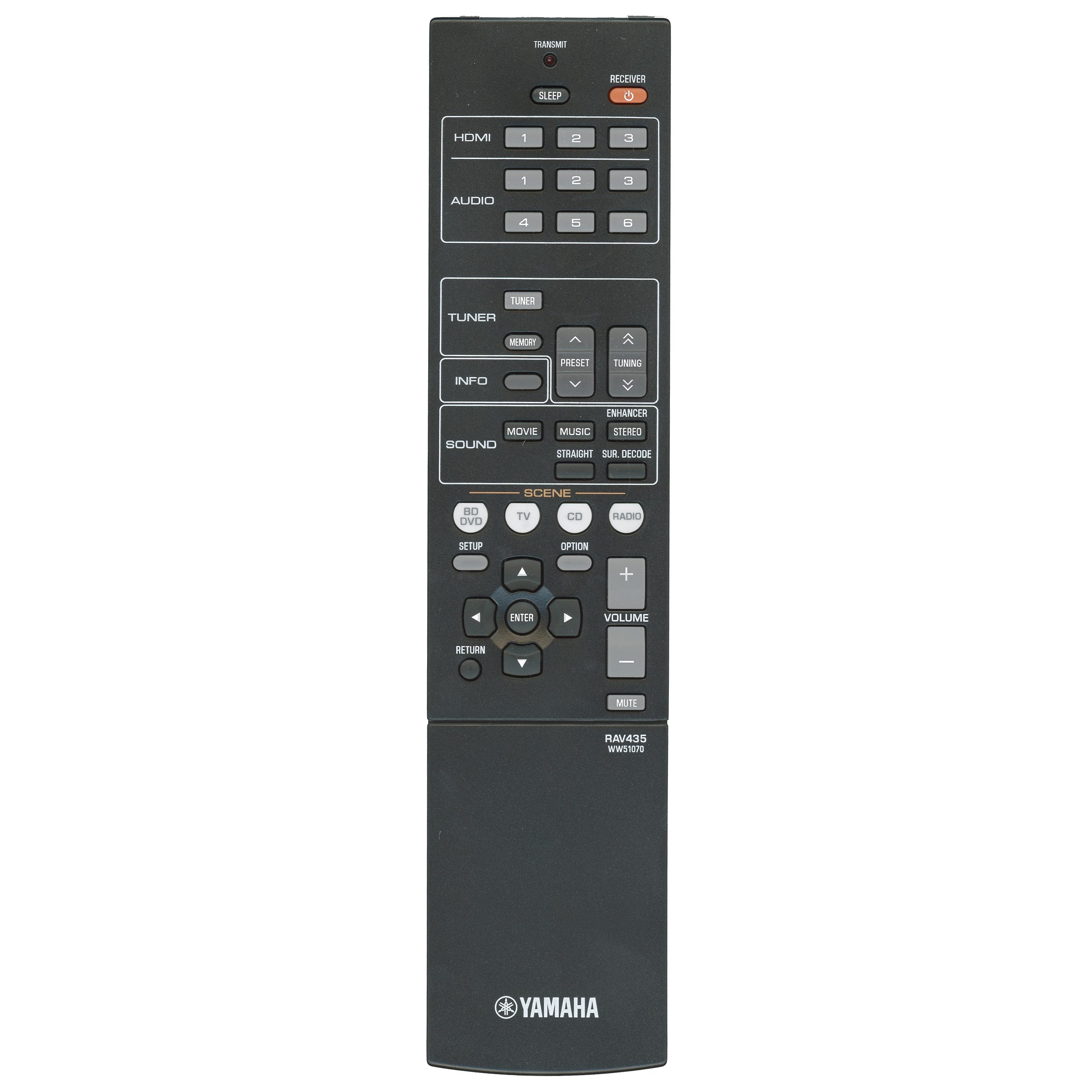 Yamaha RAV435 Receiver Remote Control