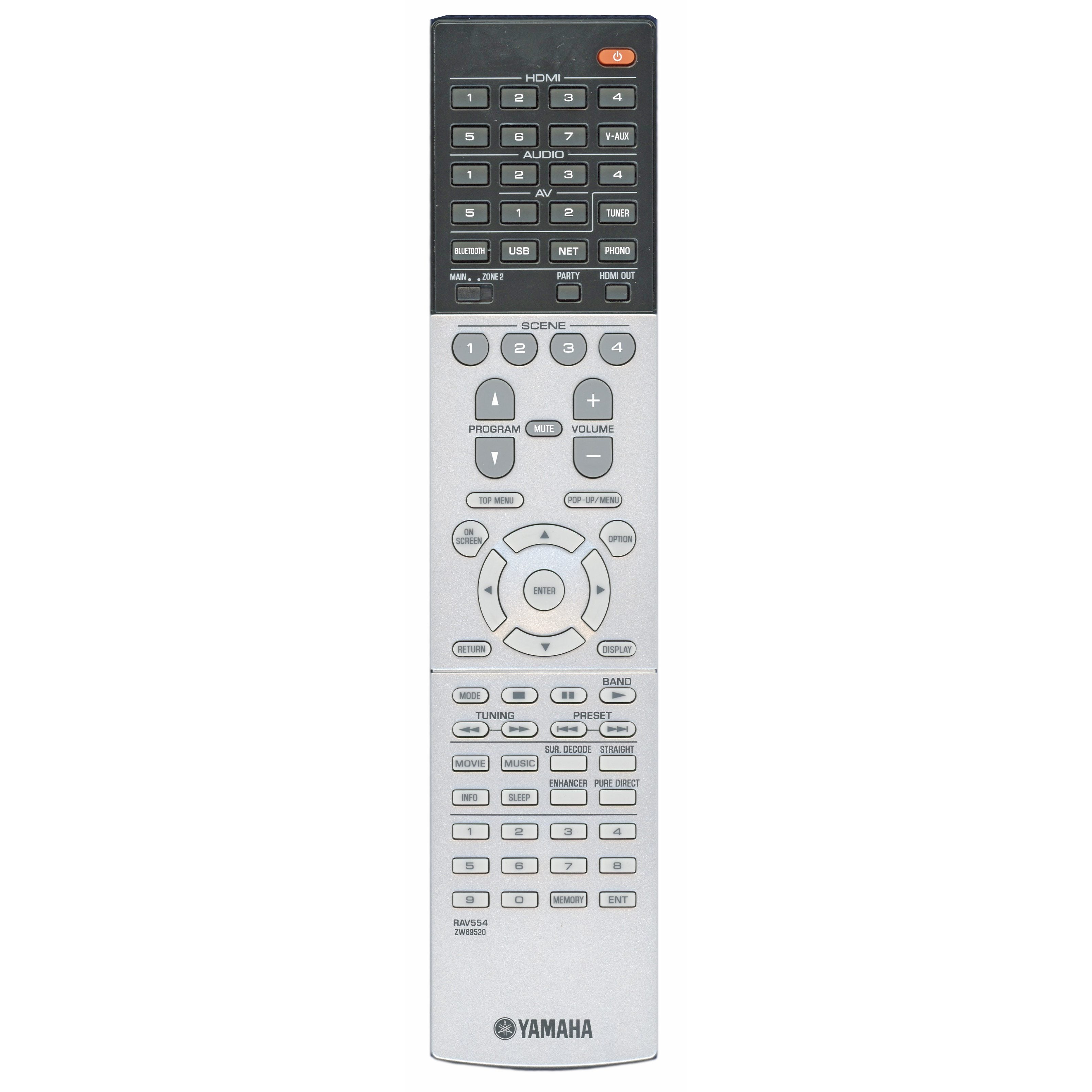 Yamaha RAV554 Receiver Remote Control